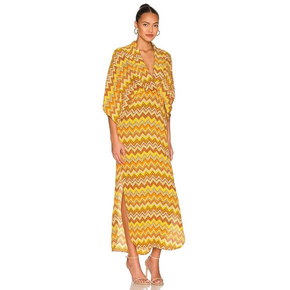 S/W/F | Dresses | Swf X Revolve Nwt Plunge Maxi Dress In Sol Size Small ...